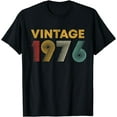 Vintage 1976 48th Birthday Gift Men Women 48 Years Old T-Shirt - Walmart.com