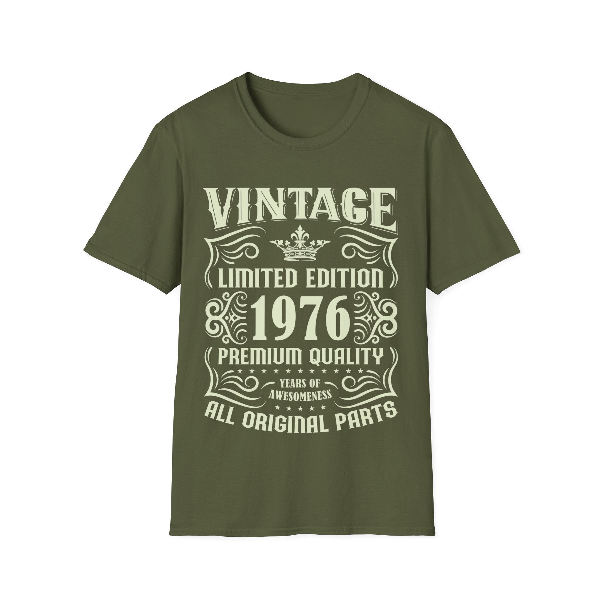 Vintage 1976 TShirt Men Limited Edition BDay 1976 Birthday Mens T Shirts - Walmart.com