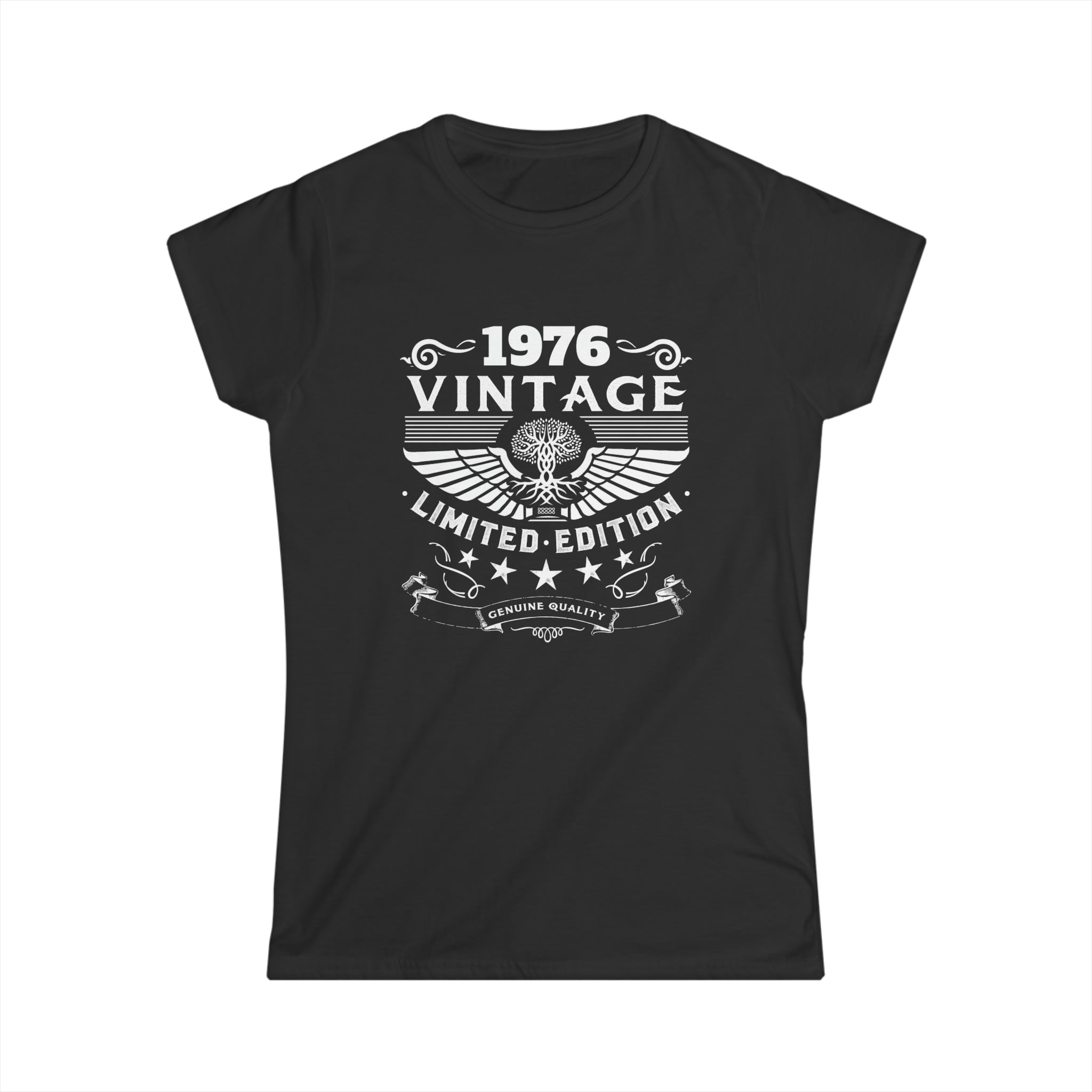 Vintage 1976 TShirt Women Limited Edition BDay 1976 Birthday Shirts for Women - Walmart.com