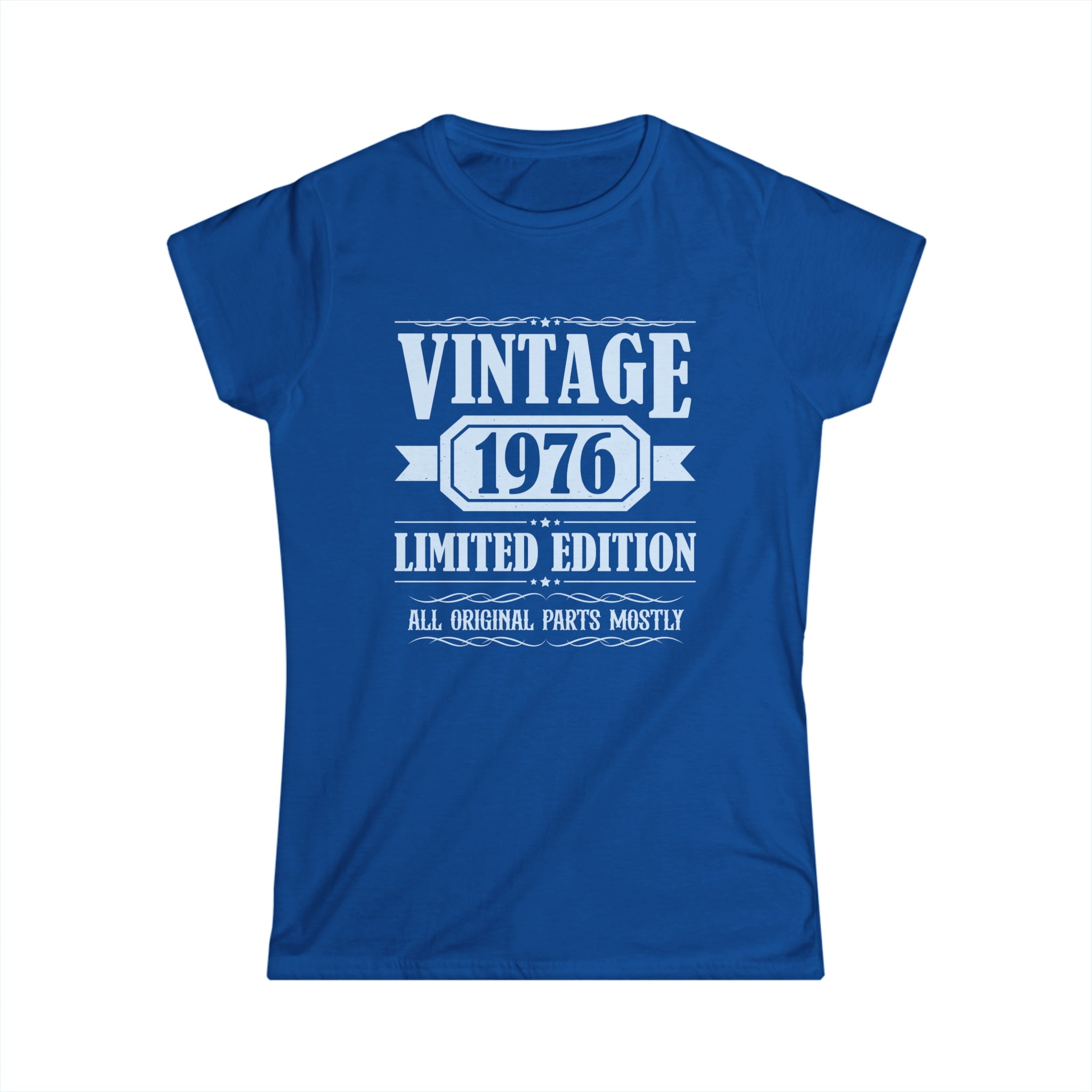 Vintage 1976 TShirt Women Limited Edition BDay 1976 Birthday Womens Shirts - Walmart.com