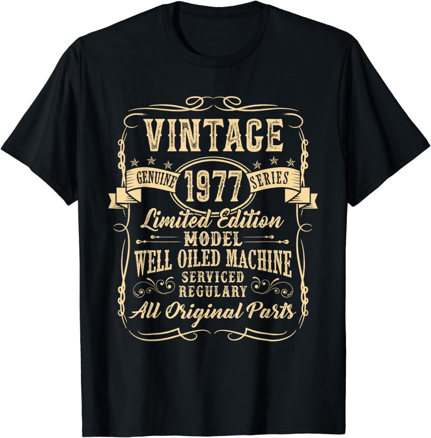 Vintage 1977 Limited Edition Funny Birthday Gift 47 Year Old T-Shirt ...