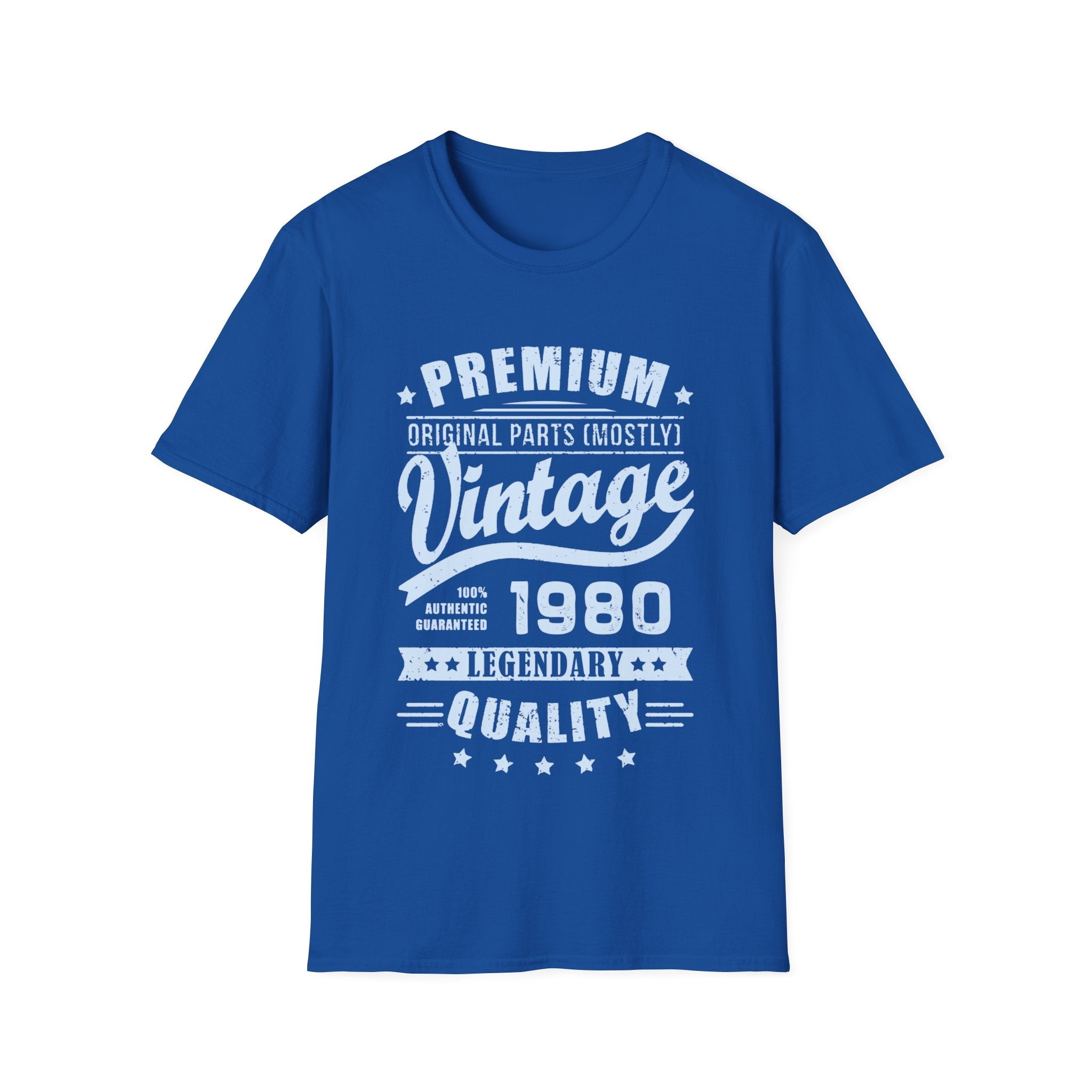 Vintage 1980 T Shirts for Men Retro Funny 1980 Birthday Men Shirts ...