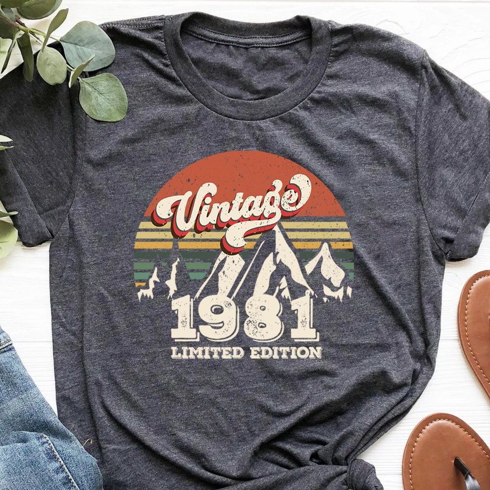 Vintage 1981 Retro Shirt, Vintage 1981 Shirt, 42Nd Birthday, 42Nd ...