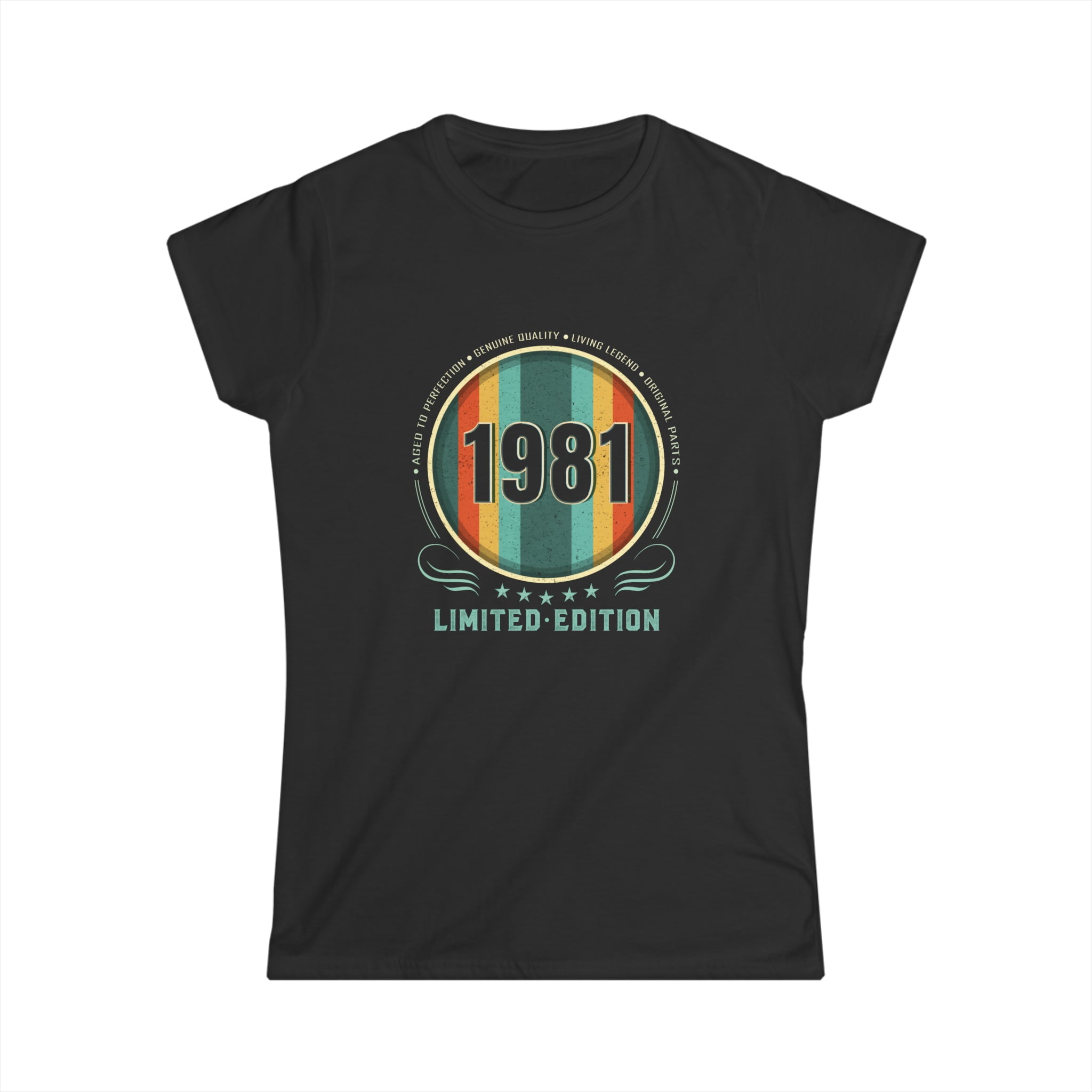 Vintage 1981 TShirt Women Limited Edition BDay 1981 Birthday Womens ...