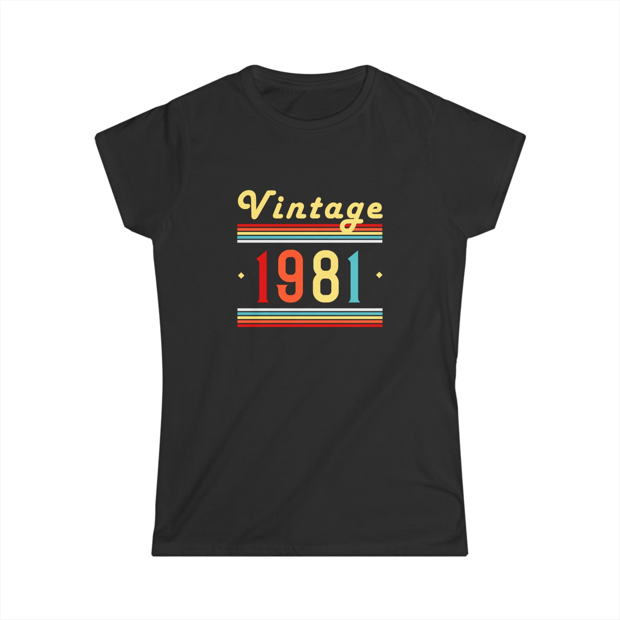 Vintage 1981 TShirt Women Limited Edition BDay 1981 Birthday Womens T ...