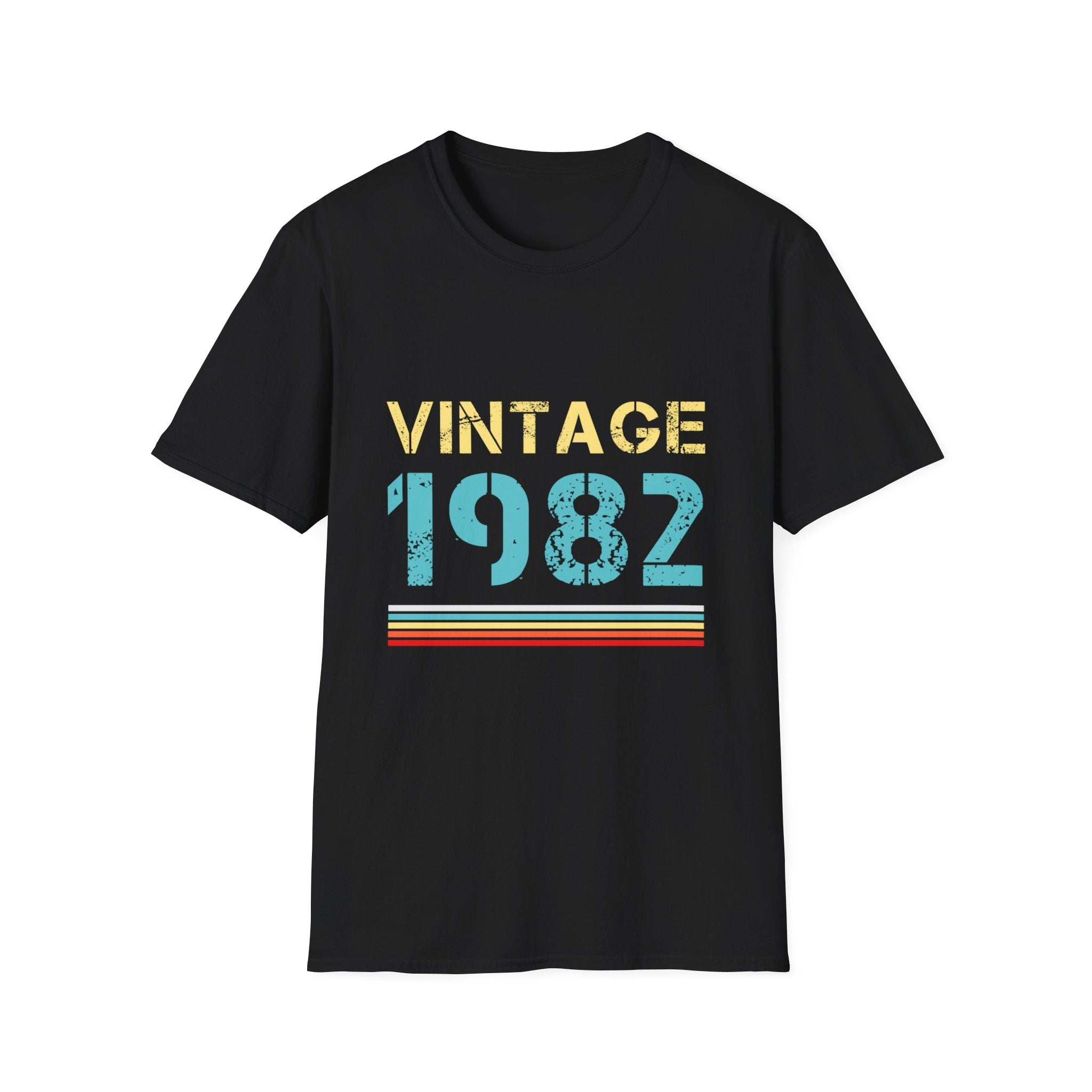 Vintage 1982 T Shirts for Men Retro Funny 1982 Birthday Mens Shirts ...