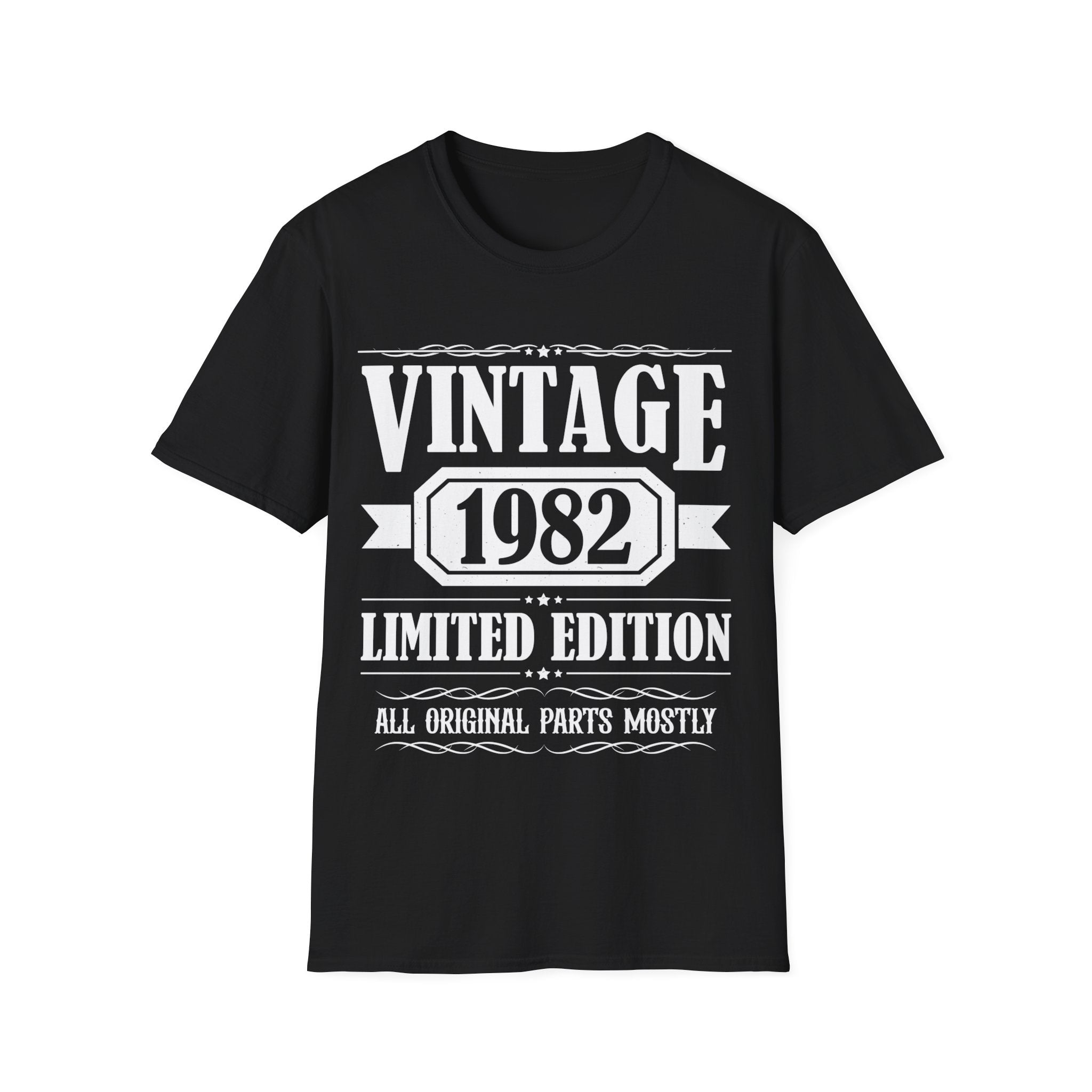 Vintage 1982 TShirt Men Limited Edition BDay 1982 Birthday Mens Tshirts ...