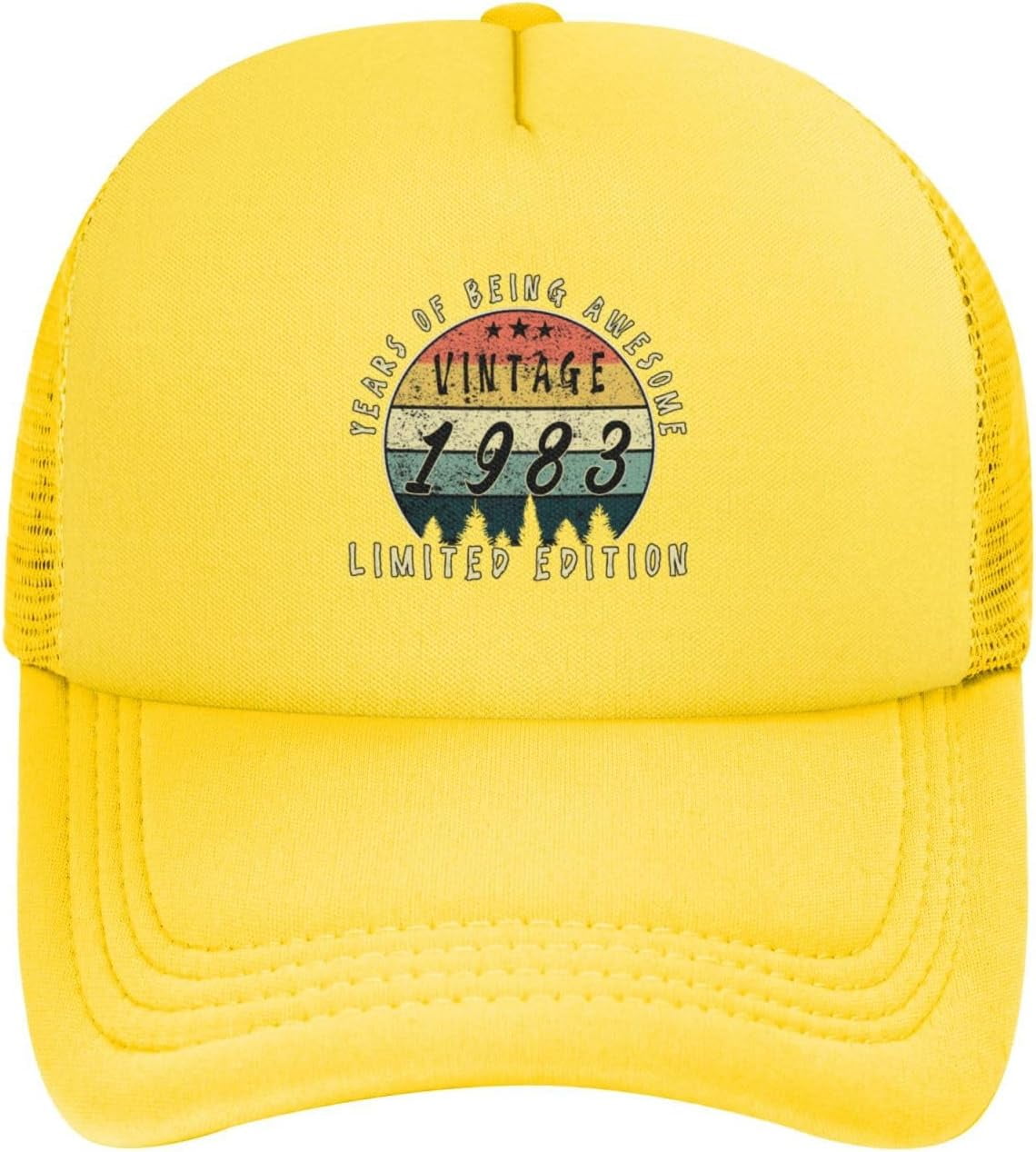 Vintage 1983 Limited Edition 39th Birthday Trucker Hat High Crown Mesh ...