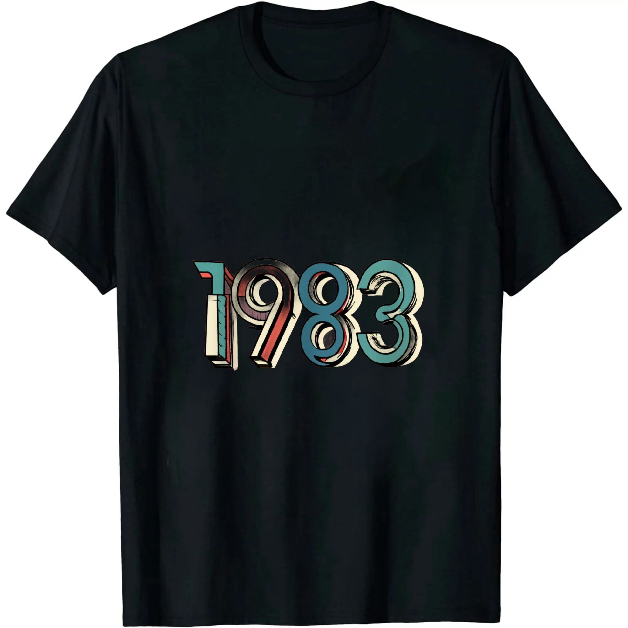 Vintage 1983 Shirt Women 40th Birthday T Shirt 1983 Birthday Gifts Idea ...
