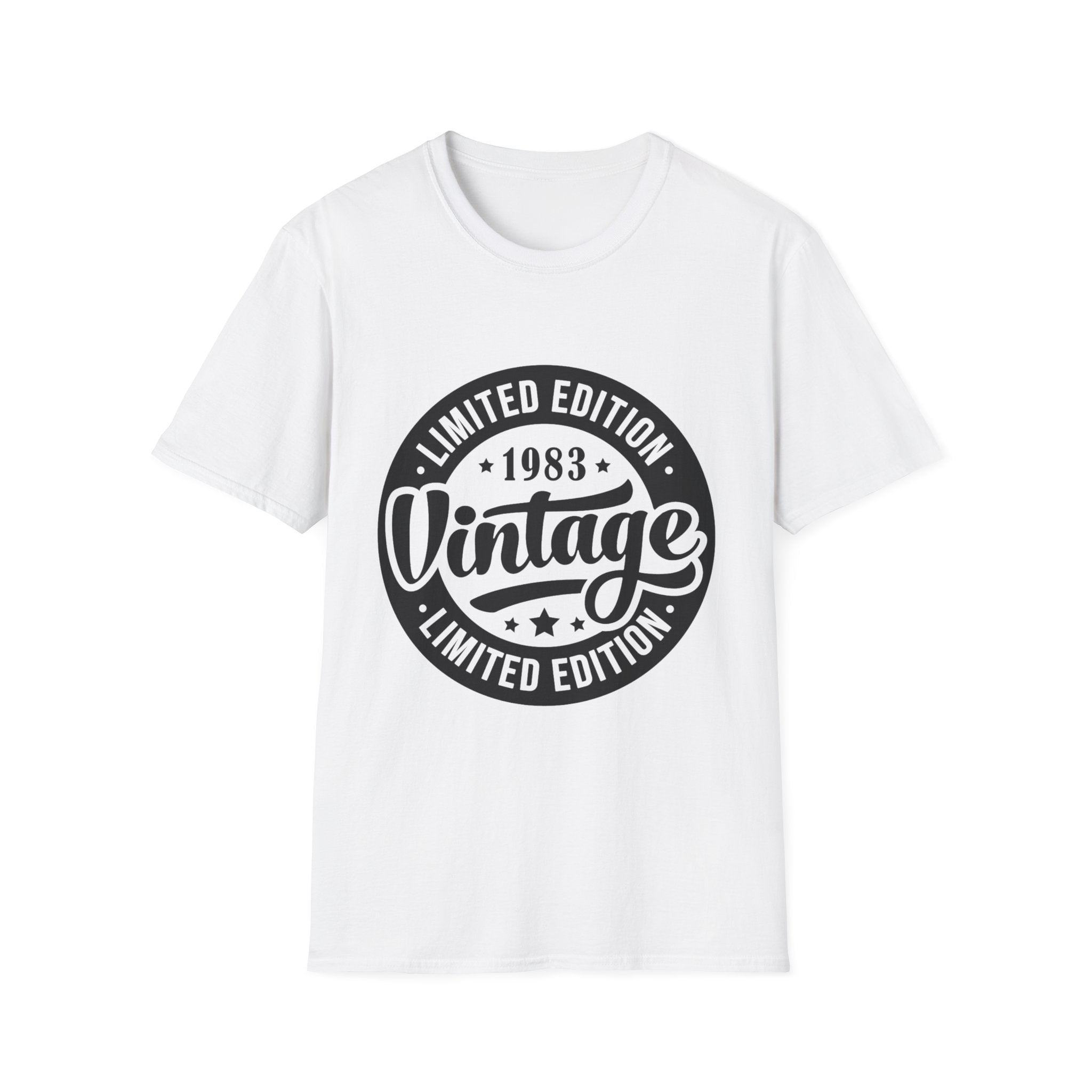 Vintage 1983 T Shirts for Men Retro Funny 1983 Birthday Mens T Shirt ...