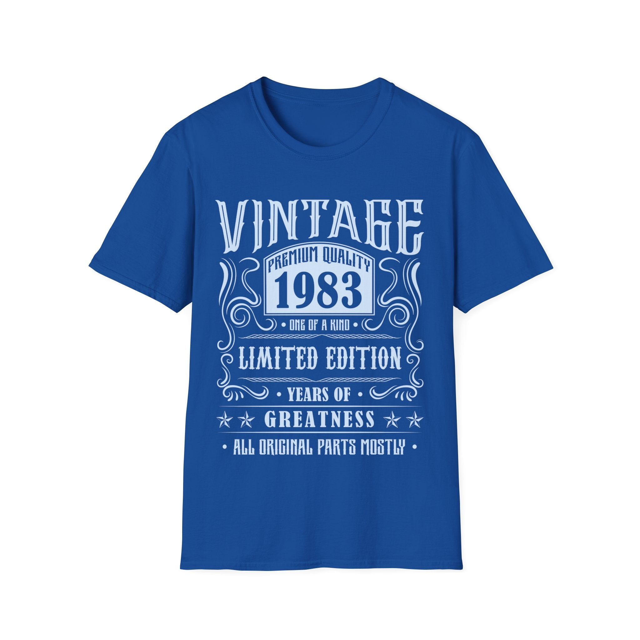 Vintage 1983 T Shirts for Men Retro Funny 1983 Birthday Mens Tshirts ...