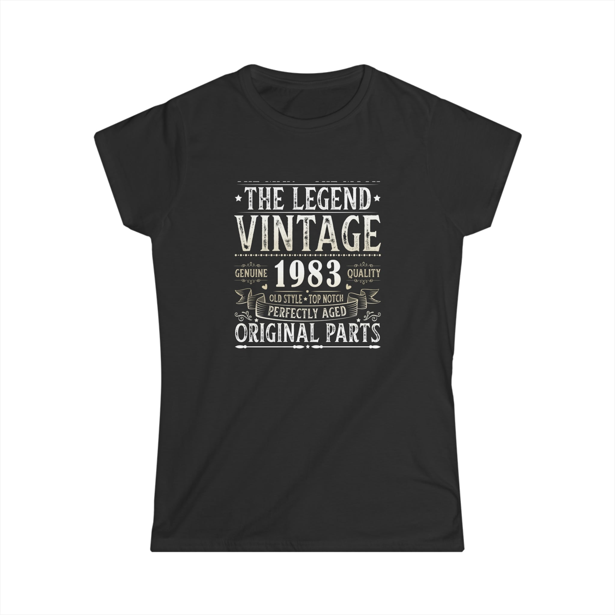 Vintage 1983 T Shirts for Women Retro Funny 1983 Birthday Womens Shirts ...