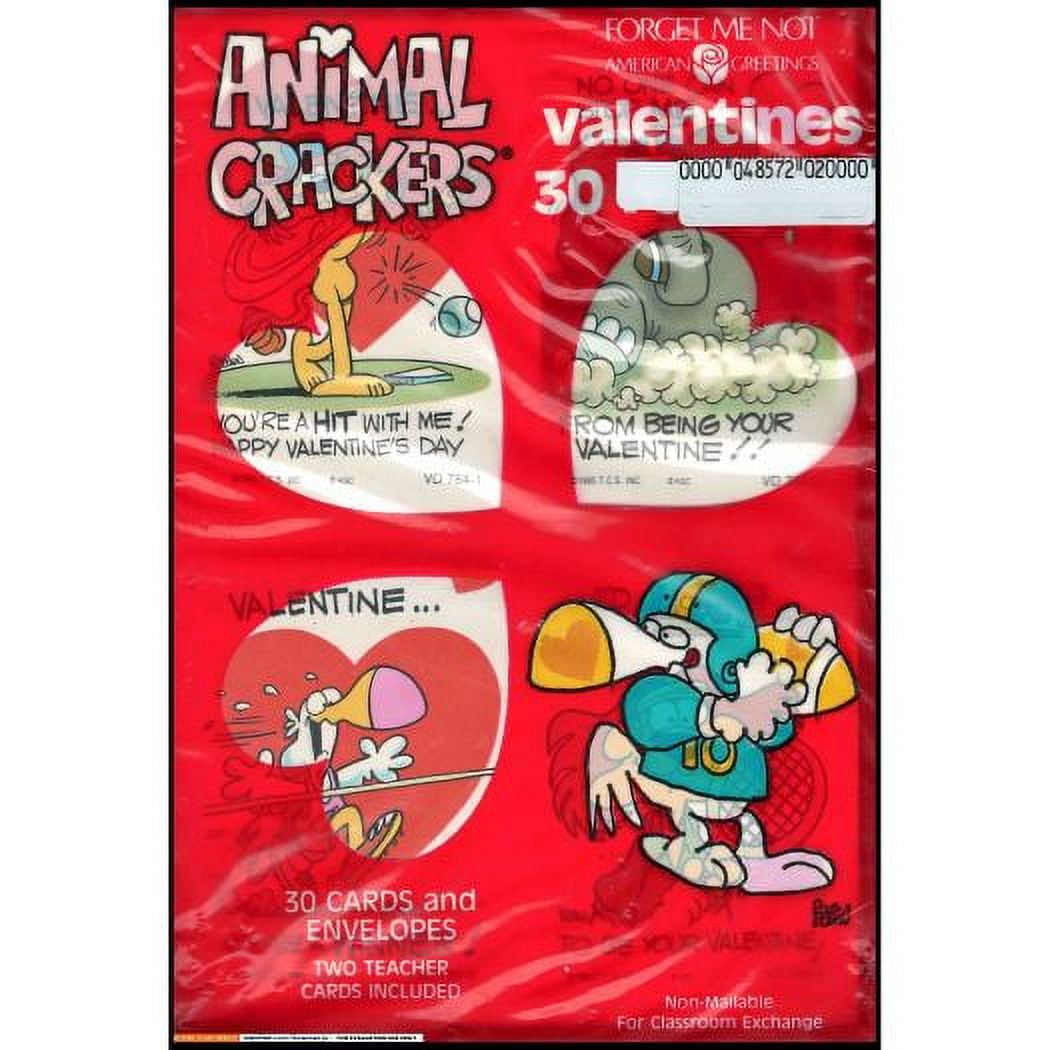 Vintage 1985 Valentine's Day Cards "Animal Crackers" Roger Bollen 30 ...