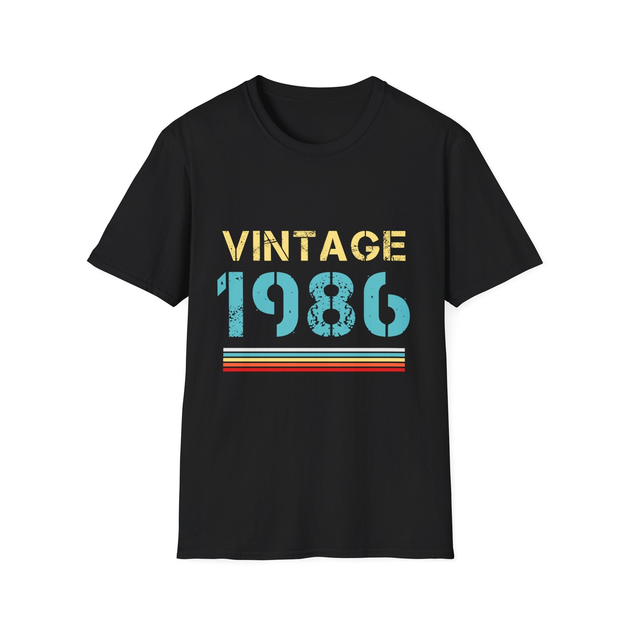 Vintage 1986 T Shirts for Men Retro Funny 1986 Birthday Mens T Shirt ...