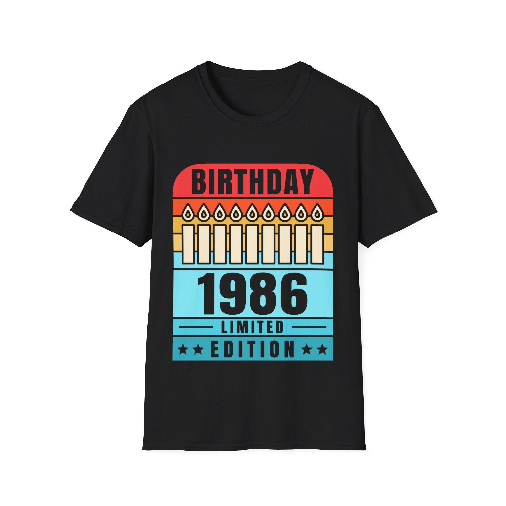 Vintage 1986 TShirt Men Limited Edition BDay 1986 Birthday Mens Tshirts ...