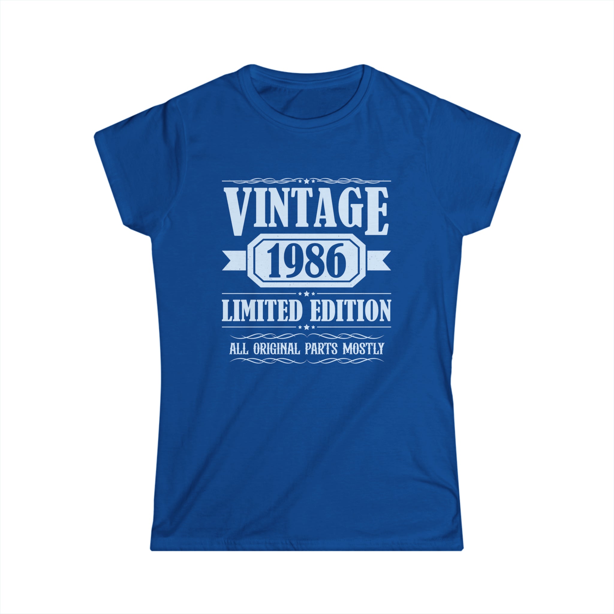 Vintage 1986 TShirt Women Limited Edition BDay 1986 Birthday Women Shirts - Walmart.com