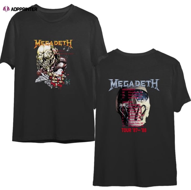 Vintage 1987 Peace Sells Concert Tour T-Shirt Double Sided - Walmart.com