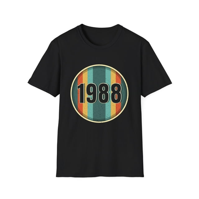 Vintage 1988 Birthday Shirts for Men Funny 1988 Birthday Mens T Shirt ...