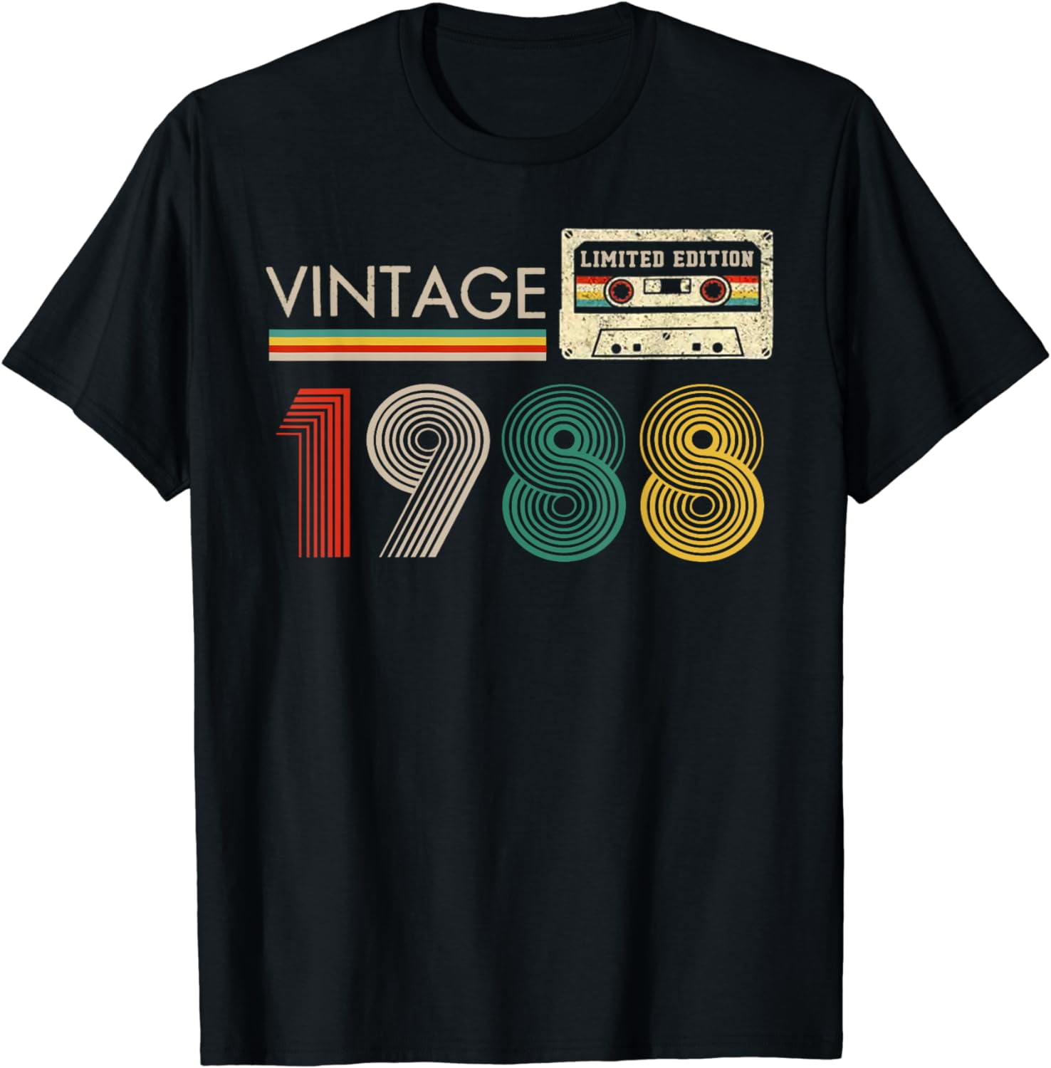 Vintage 1988 Limited Edition T-Shirt - Walmart.com