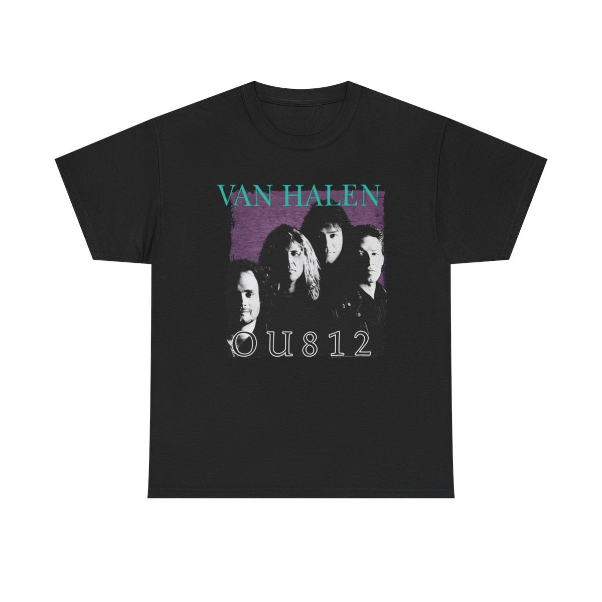 Vintage 1988 Van Halen OU812 Tour Black Cotton T-Shirt Size S-5XL For ...
