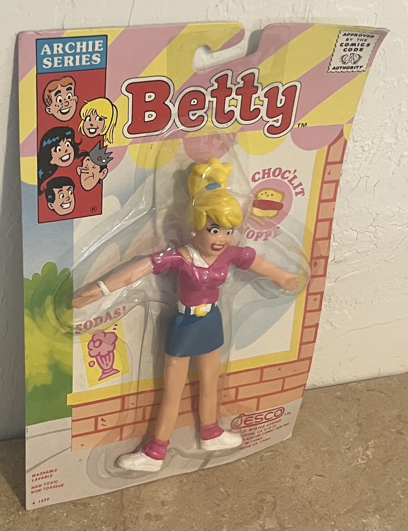 Vintage 1989 Jesco Bendable Betty Figure Archie Comics Series - Walmart.com