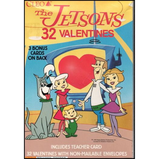 Vintage 1990 Valentine's Day Cards "The Jetson's" 32 Count by Cleo ...
