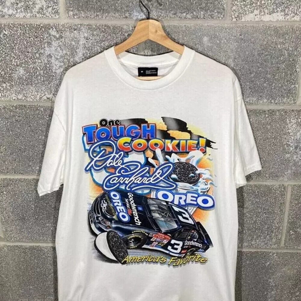 Vintage 1990s Dale Earnhardt One Tough Cookie NASCAR Racing T-Shirt ...