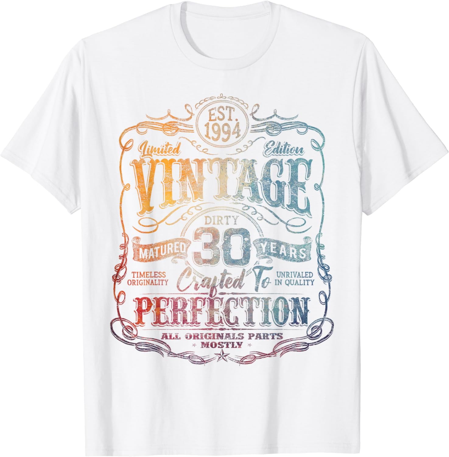 Vintage 1994 Limited Edition Shirt 30 year old 30th Birthday T-Shirt - Walmart.com
