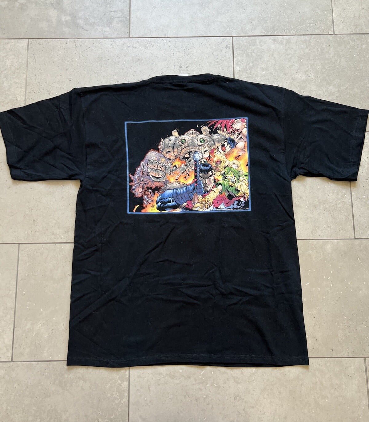 Vintage 1998 Battle Chasers Comic Book Promo Tee Shirt Image Comics Sz ...