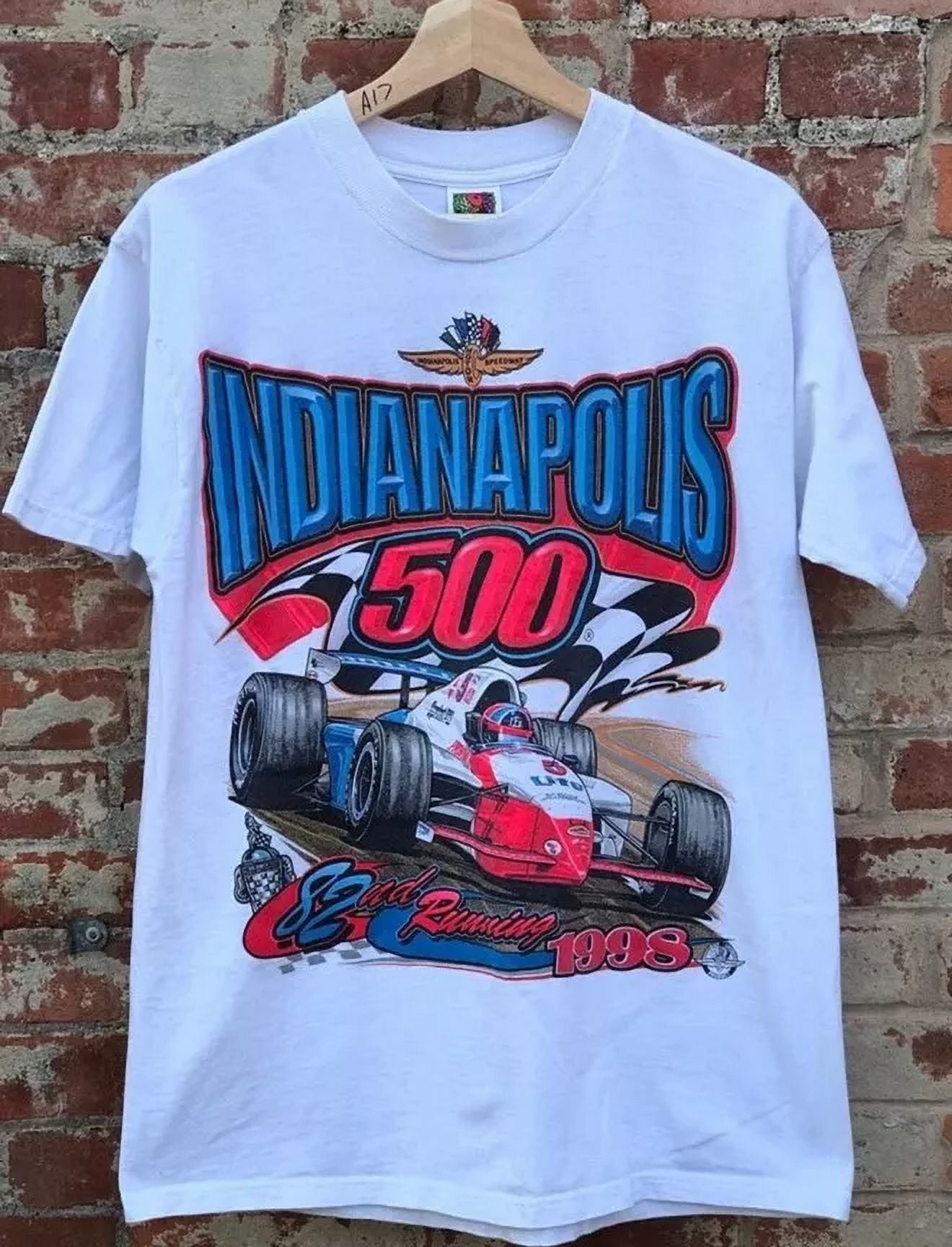 Vintage 1998 Indianapolis 500 Indycar Racing T-Shirt Indy 500 Racing ...