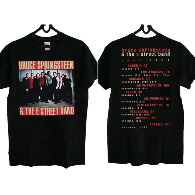 Vintage 1999 Bruce Springsteen and The E Street Band Tour T-Shirt, Rock ...
