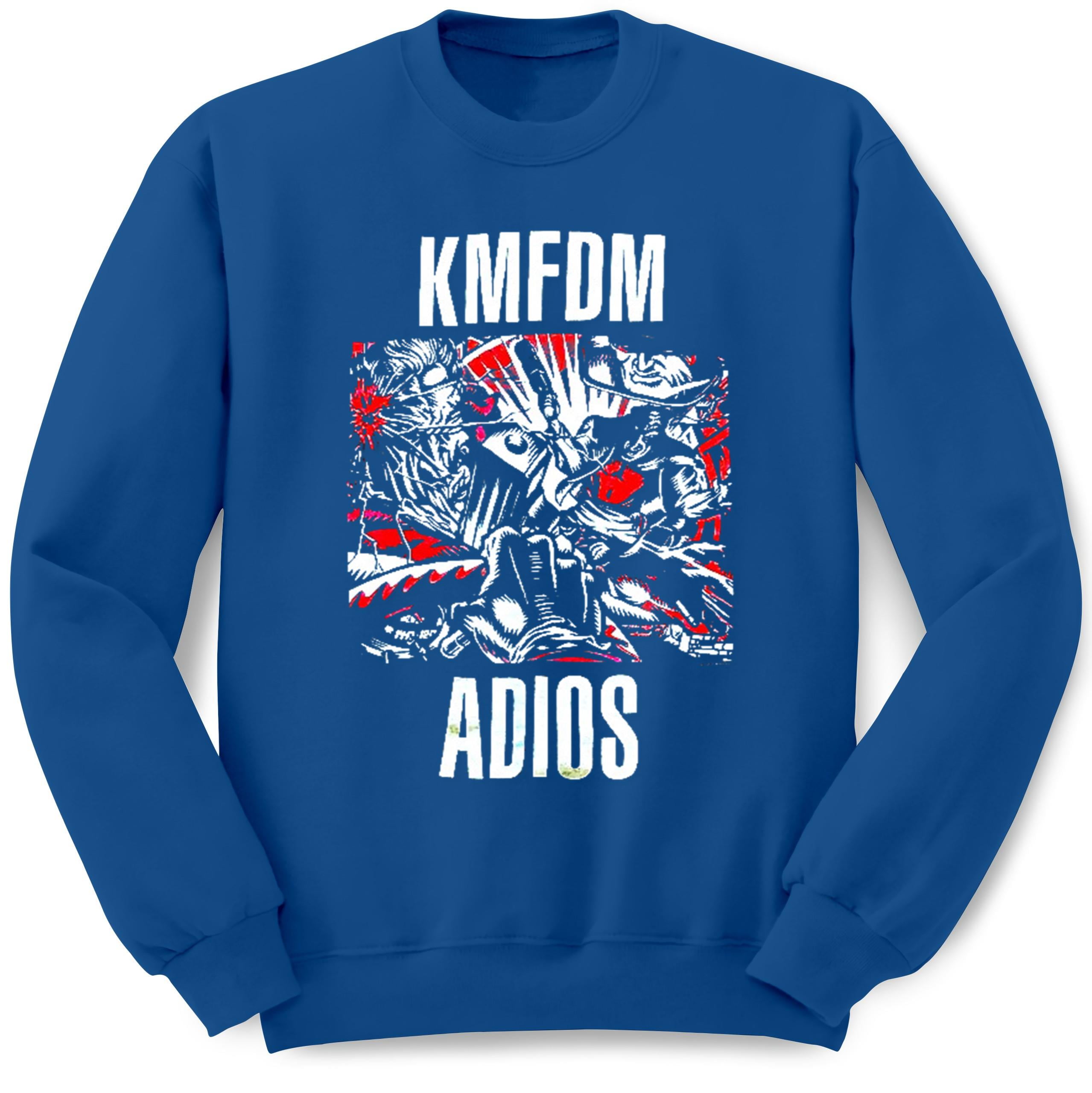 Vintage 1999 KMFDM Adios RIP The System Black Red Concert Tour Band Shirt - Walmart.com