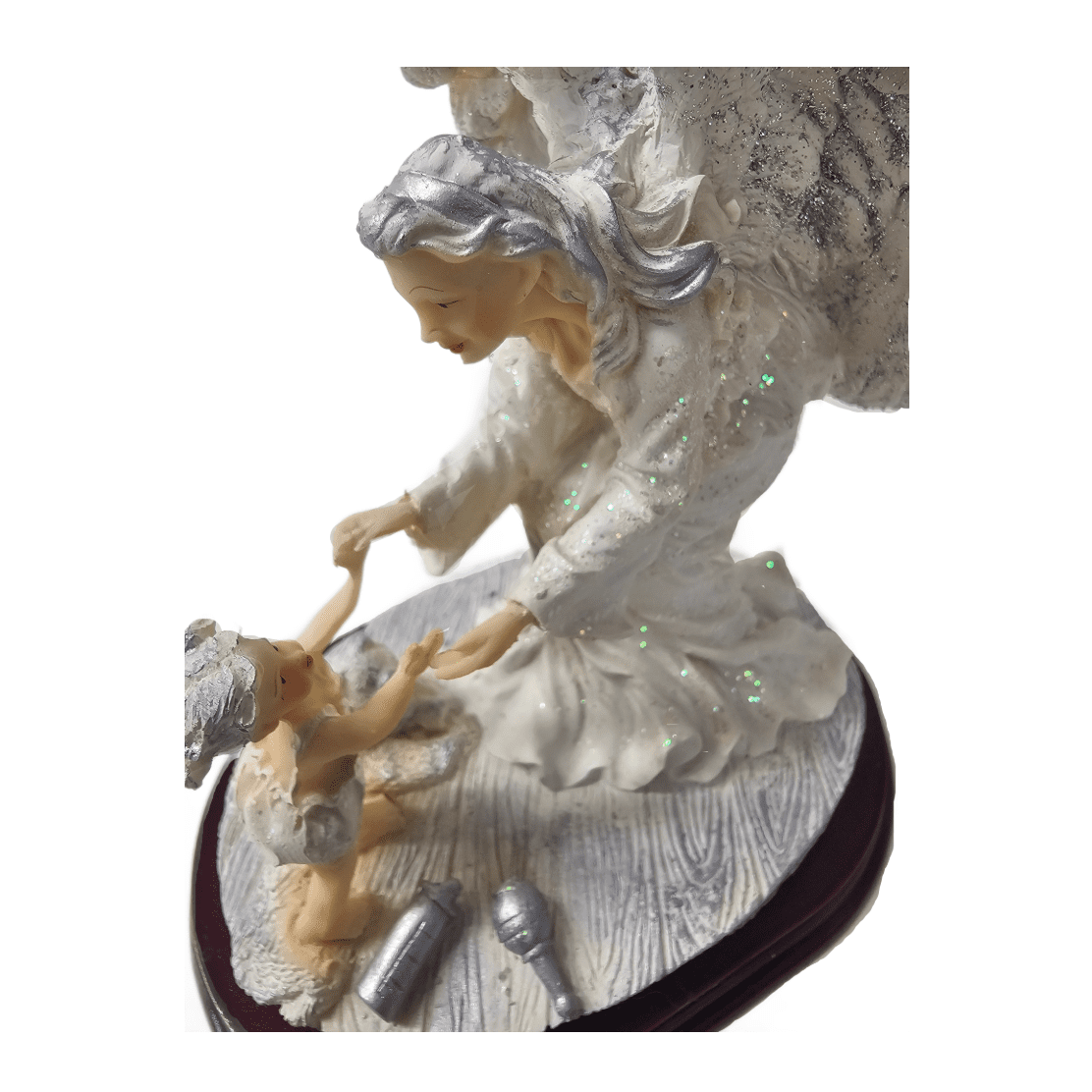 Vintage 2000 Angels by Lincolnshire Guardian Angel Playing w/ Baby ...