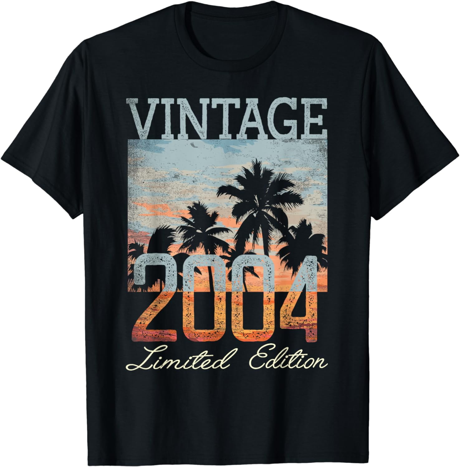 Vintage 2004 Limited Edition 20th Birthday 20 Year Old Gifts T-Shirt ...