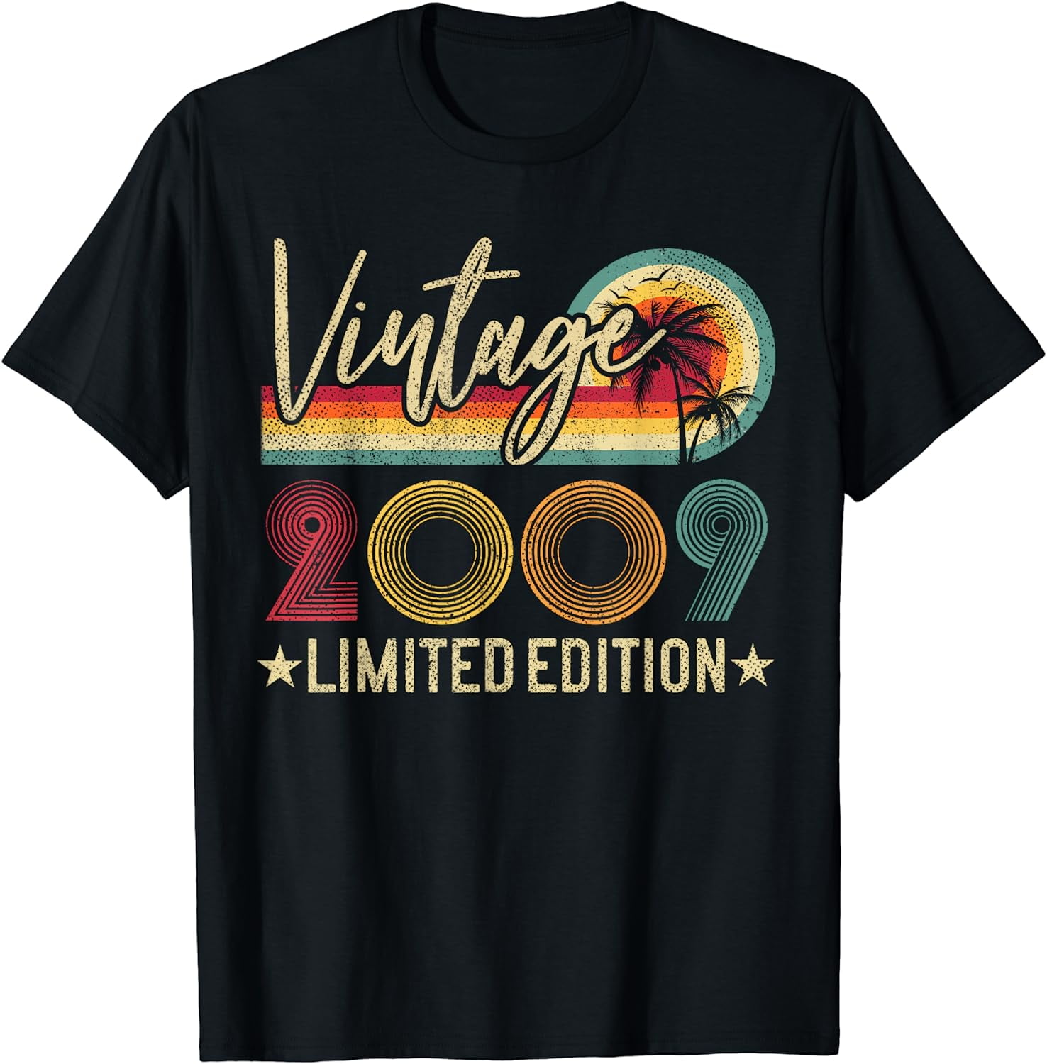Vintage 2009 15th Birthday Gift 15 Years Old Limited Edition T-Shirt ...