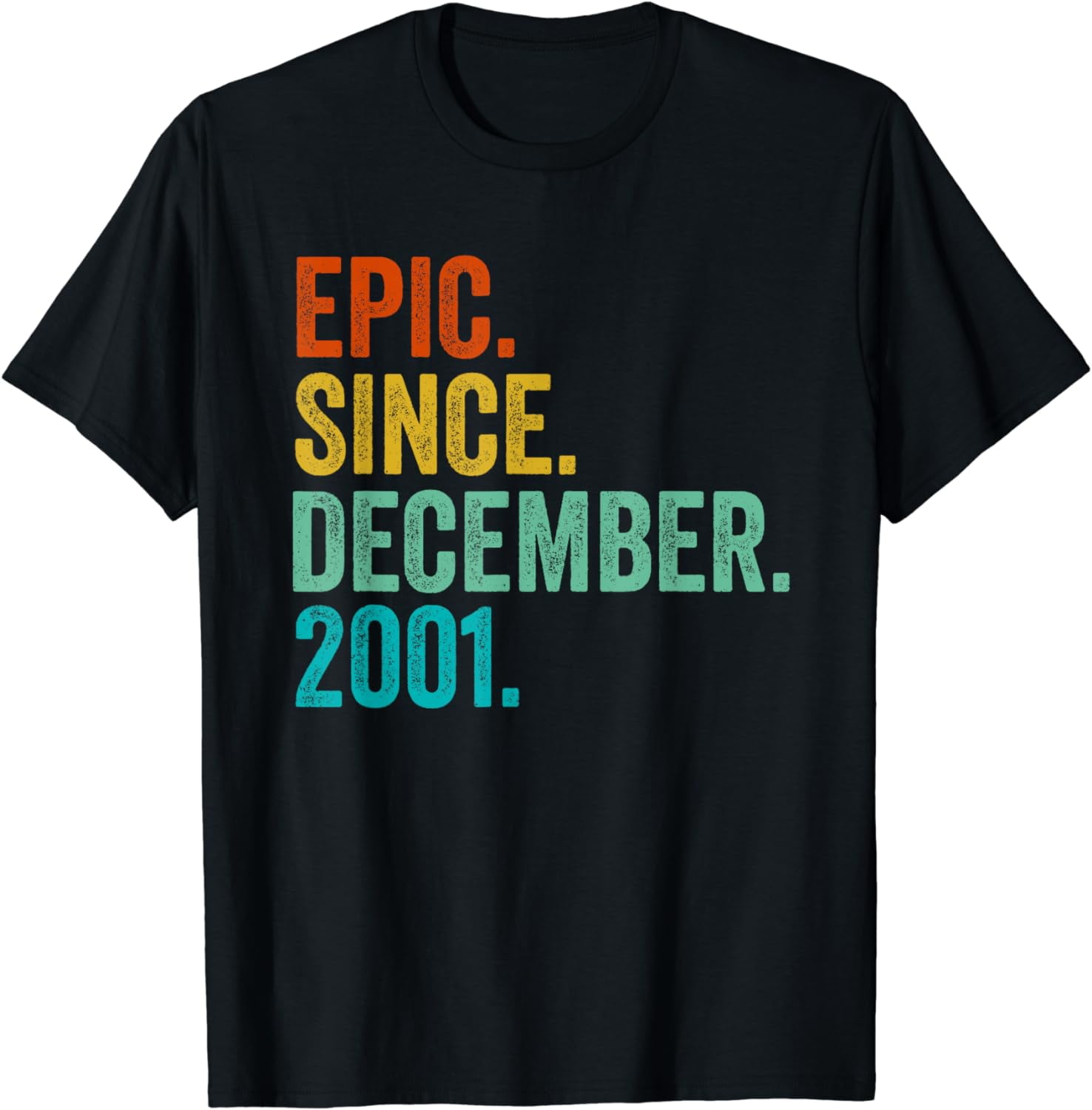 Vintage 23 Years Old Epic Since December 2001 T-Shirt - Walmart.com