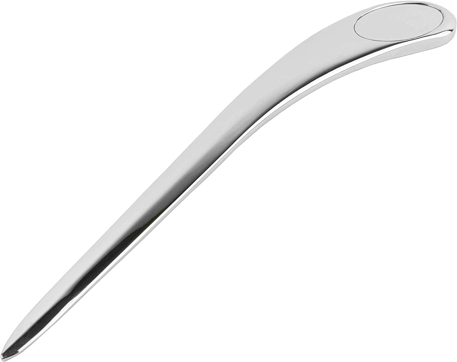 Vintage 6" Easyglide Letter Envelope Opener in Polished Silver Curve ...