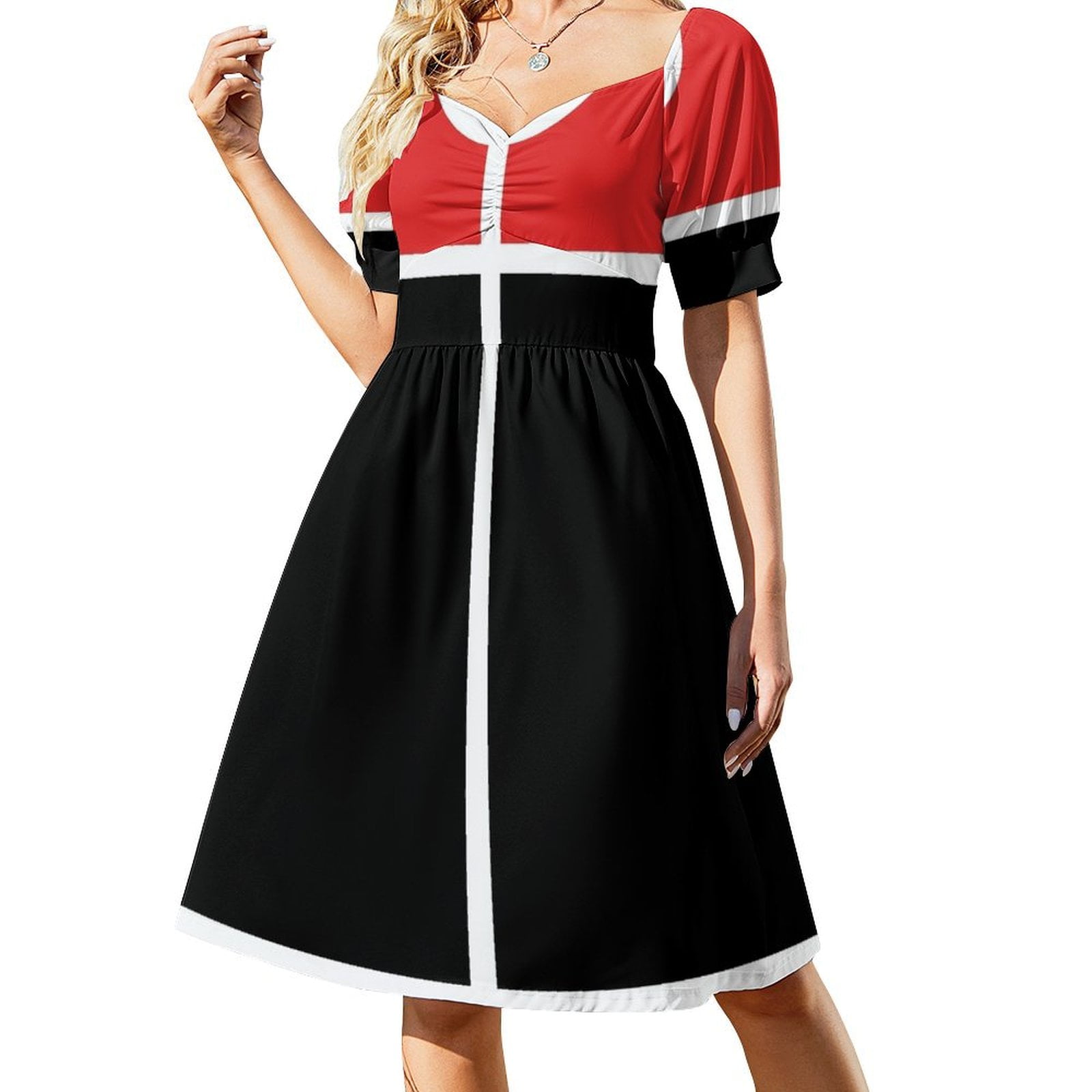 Vintage 60s Red Modette Short Sleeved Dress Prom gown Female dress ...