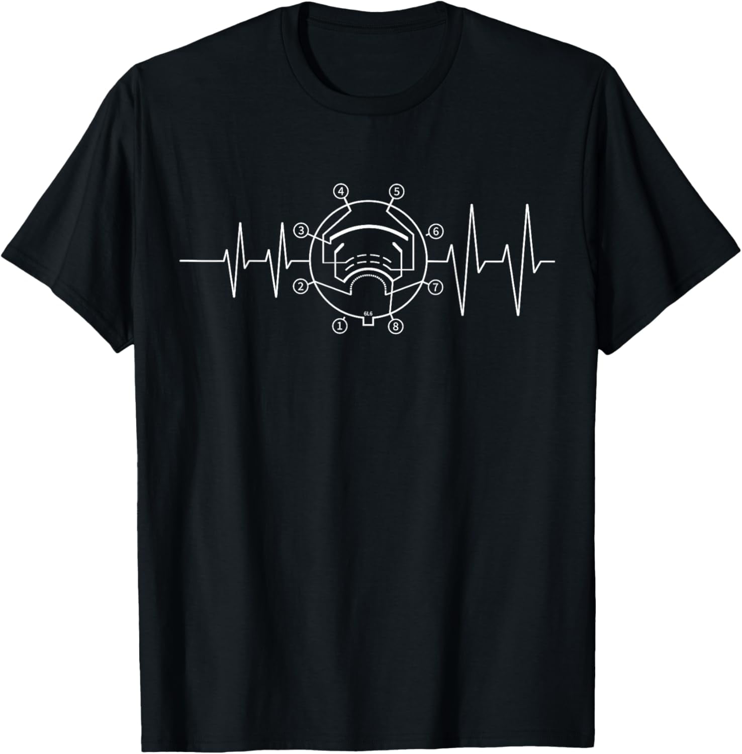 Vintage 6L6 Vacuum Tube Pinout Tube Amp T-Shirt - Walmart.com