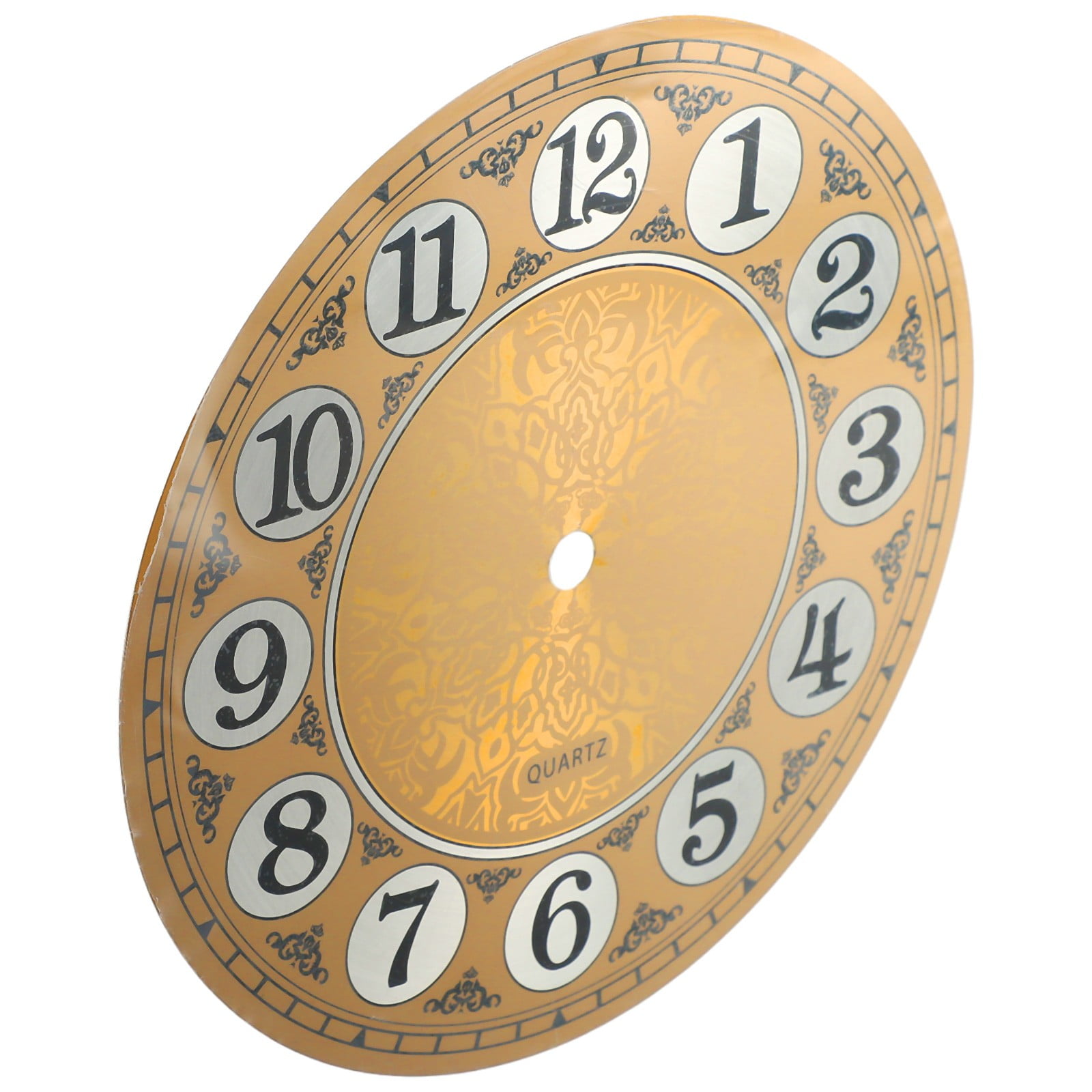 Vintage 7 Inch 180mm Aluminum Wall Clock Dial Face with Arabic Numerals ...