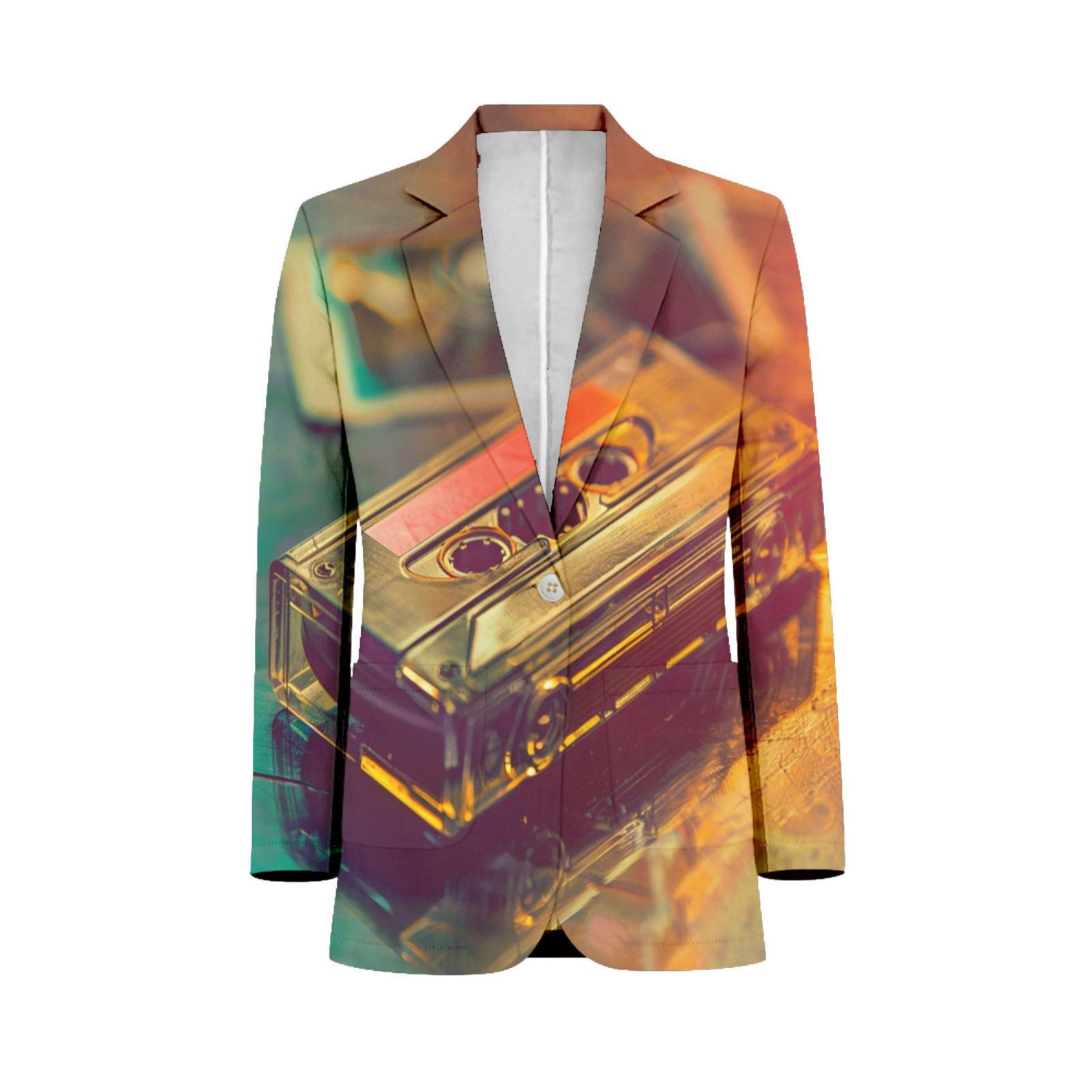 Vintage 70S Cassettes Customized Men's Suits full man Shawl Collar ...