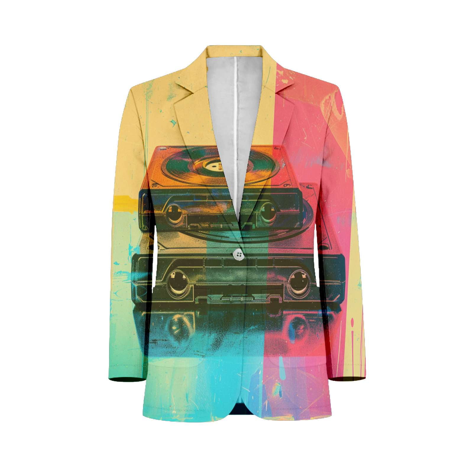 Vintage 70S Cassettes Customized Men's Suits full man Shawl Collar ...