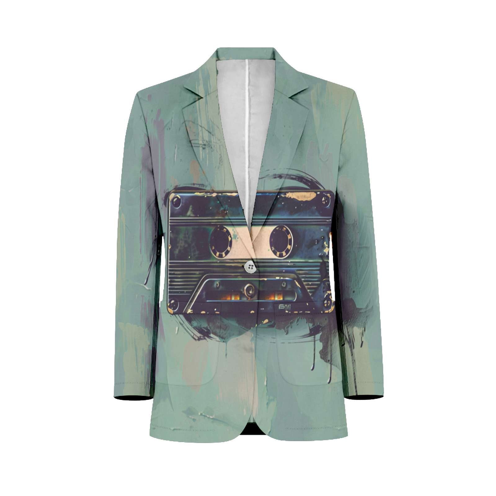 Vintage 70S Cassettes Customized Men's Suits full man Shawl Collar ...