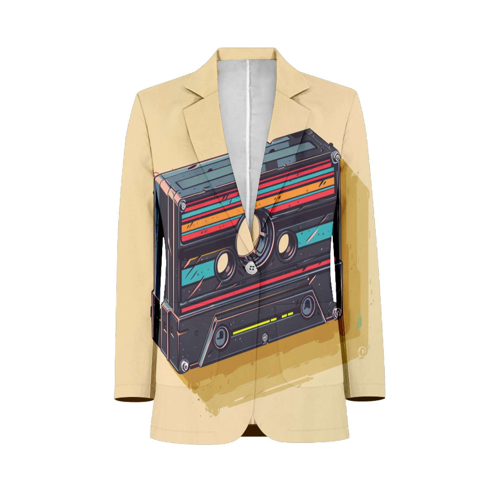 Vintage 70S Cassettes Customized Men's Suits full man Shawl Collar ...