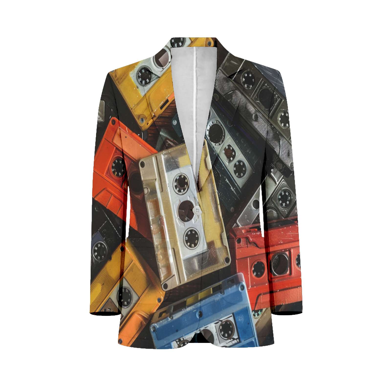 Vintage 70S Cassettes Mens Suits Shawl Collar Slim Fit Suit Mens Groom ...