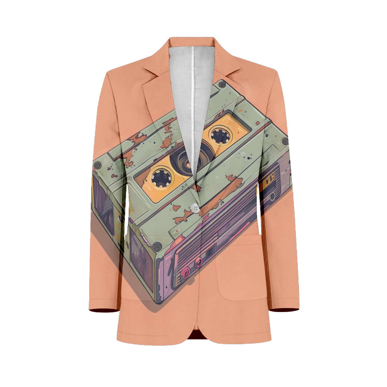 Vintage 70S Cassettes Mens Suits Shawl Collar Slim Fit Suit Mens Groom ...