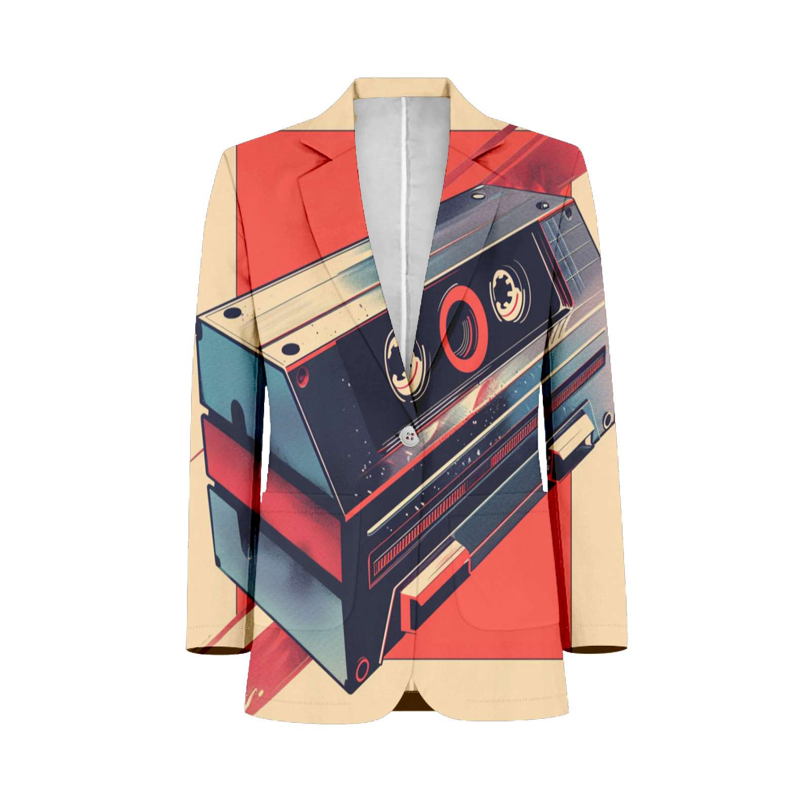 Vintage 70S Cassettes Mens Suits Shawl Collar Slim Fit Suit Mens Groom ...