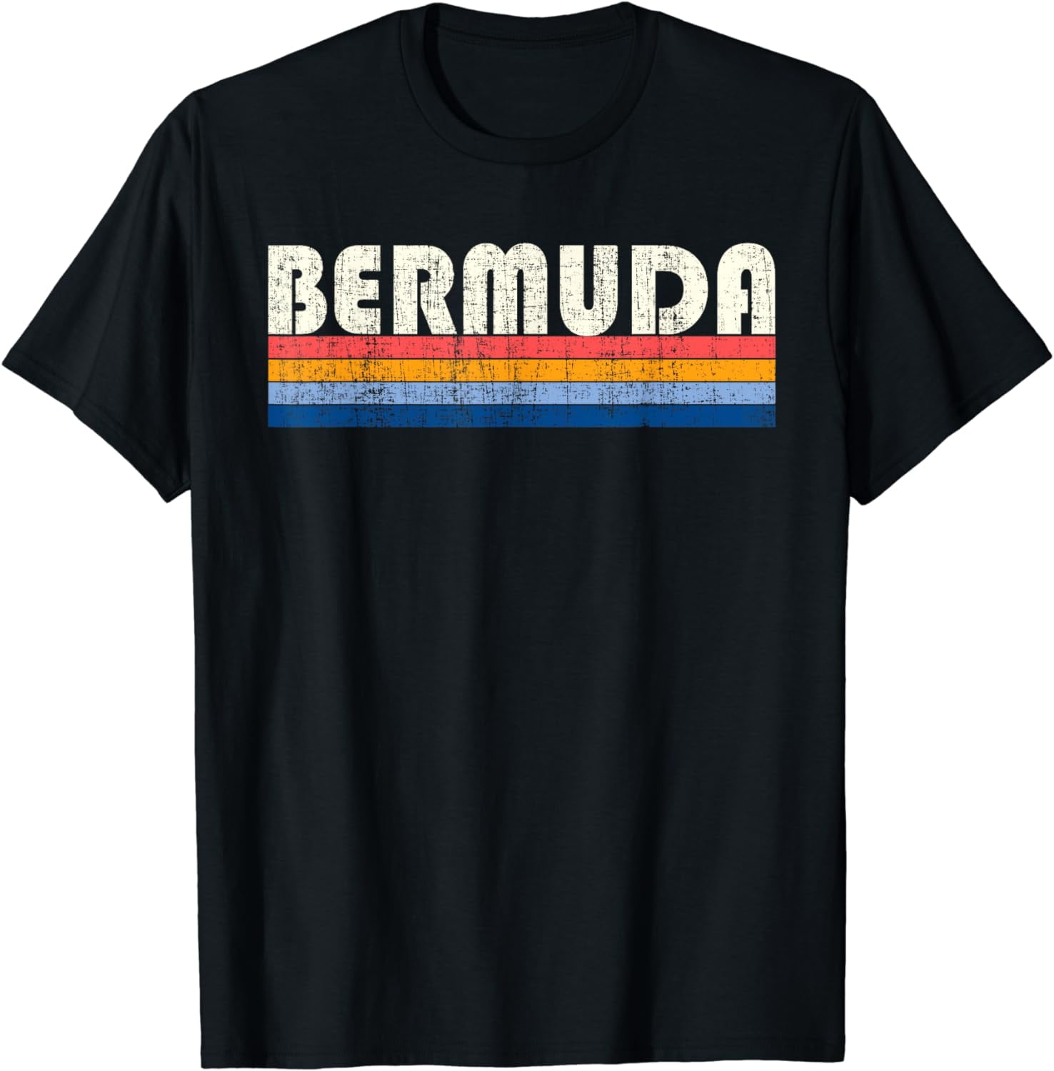 Vintage 70s 80s Style Bermuda T-Shirt - Walmart.com