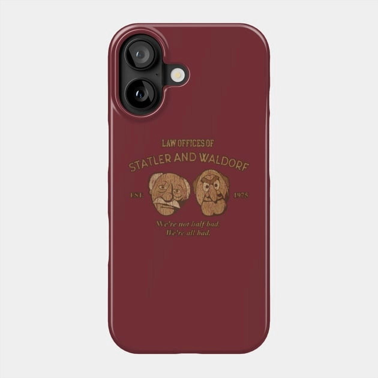 "Vintage 70s Statler and Waldorf" Classic Beloved Muppet Case for Apple ...