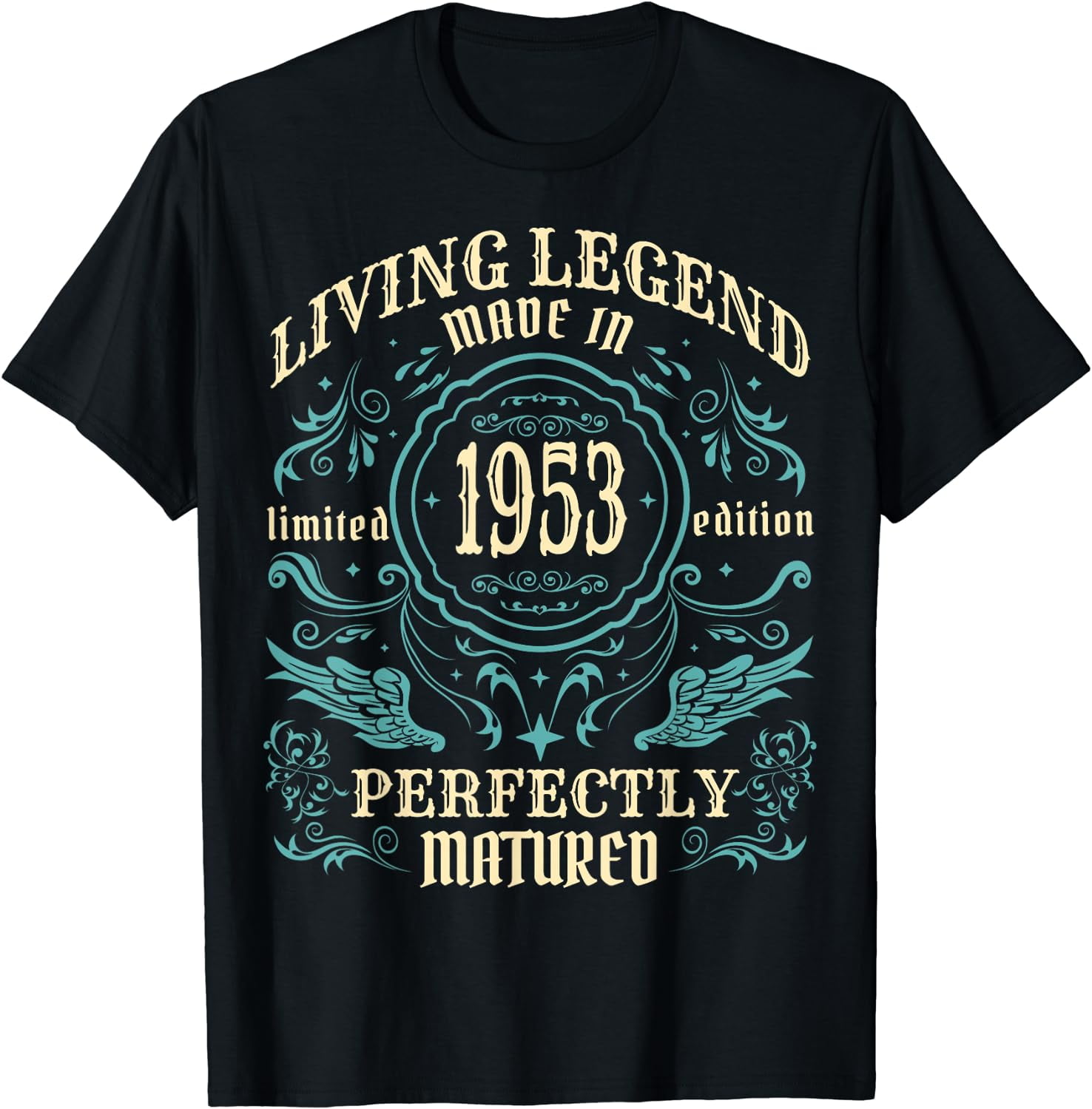 Vintage 70th Birthday Decorations Men Funny 1953 70 Birthday T-Shirt ...